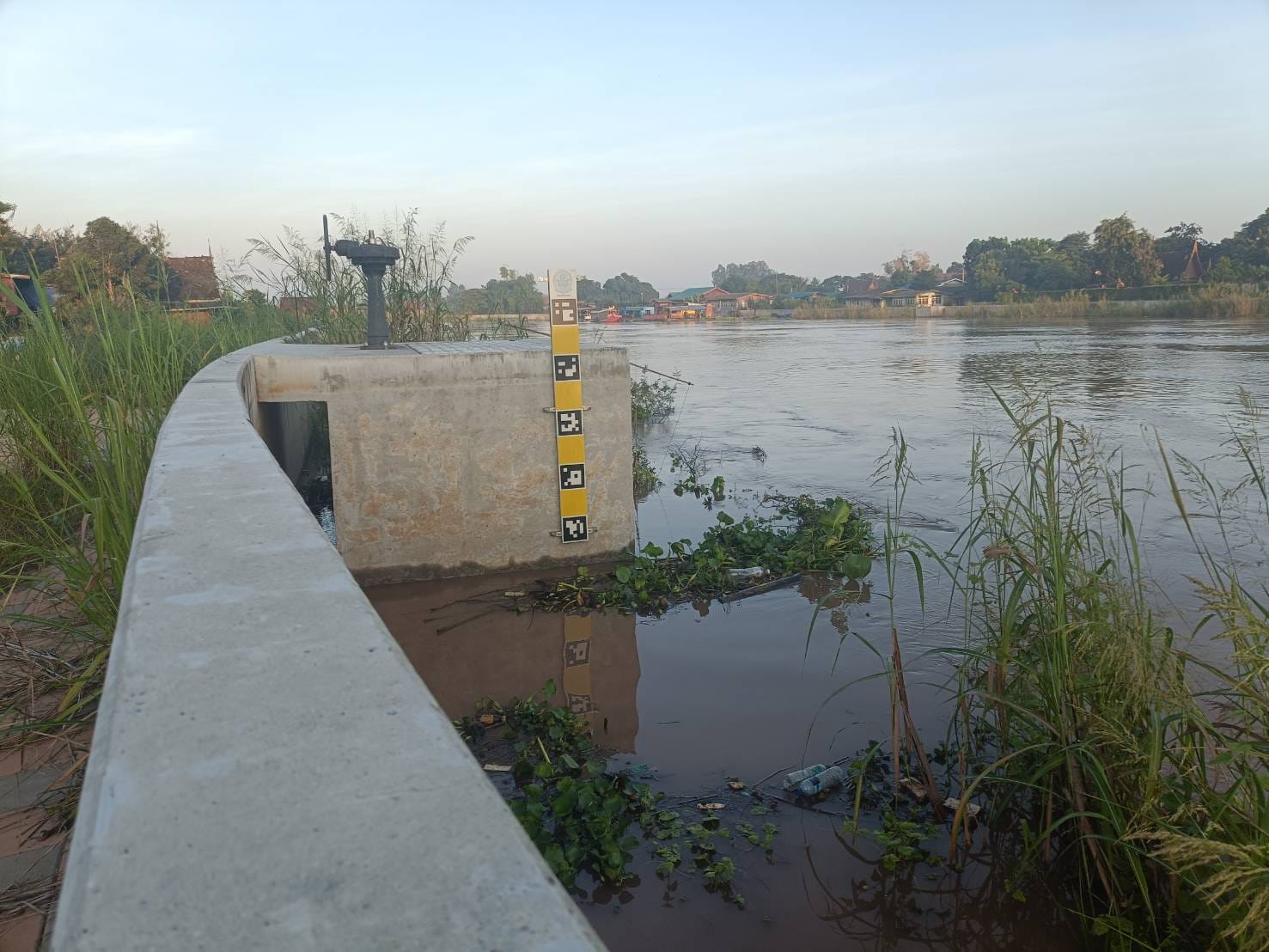 สถานการณ์น้ำในพื้นที่ตำบลโผงเผง - สถานีตำรวจภูธรป่าโมก